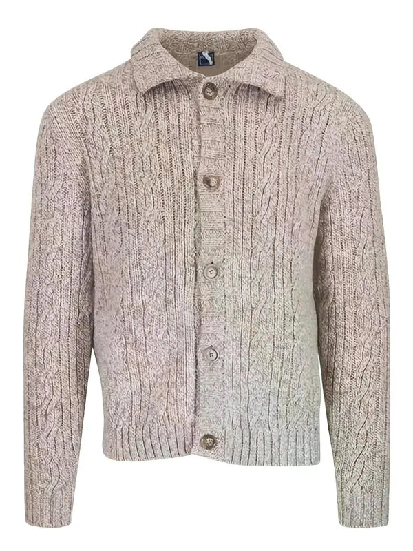 Fedeli Cable-knit Buttoned Cardigan - Neutrals