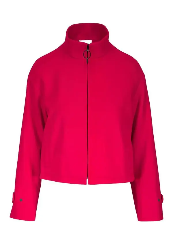 Akris Zip-up High-neck Jacket - Red