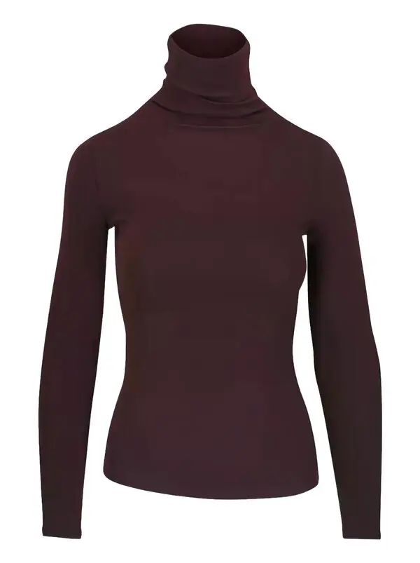 Ag Chels Roll-neck Top - Brown