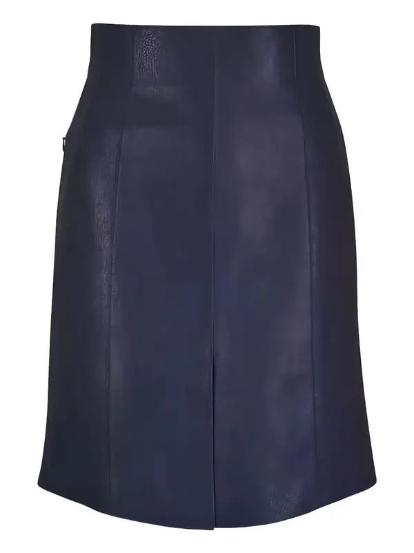 Akris Panelled Slit Midi Skirt - Blue