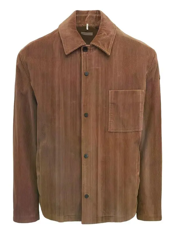 Moncler Corduroy Pocket Shirt Jacket - Brown