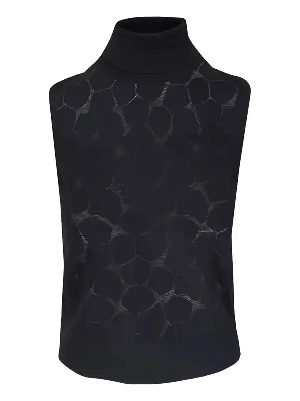 Akris Roll-neck Top - Black