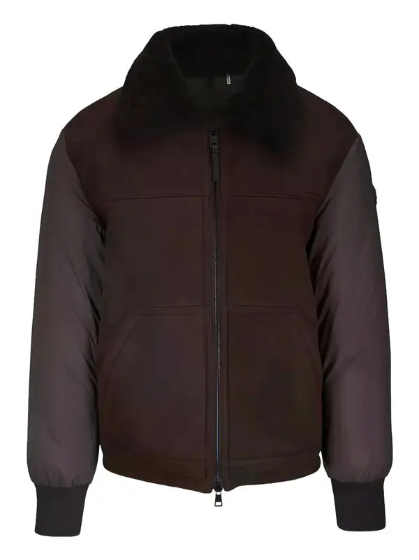Moncler Zip-fastening Long-sleeve Jacket - Brown