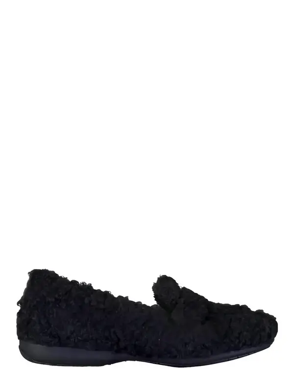 Ron White Teddy Slip-on Slippers - Black