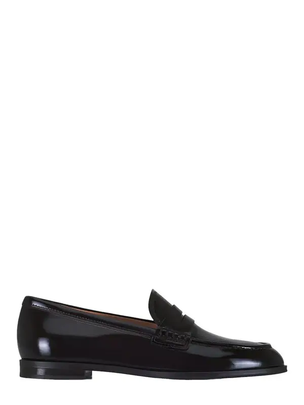 GIANVITO ROSSI Georgie Penny-strap Loafers - Brown