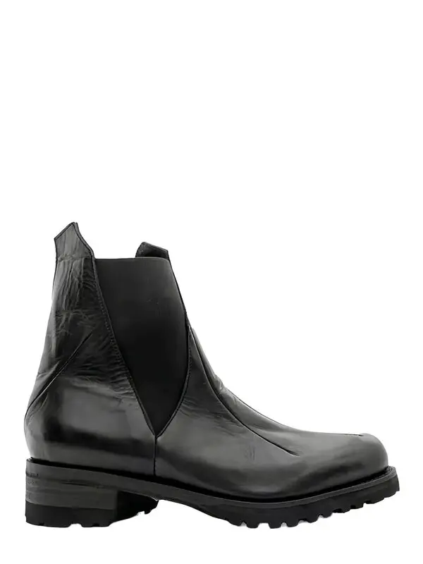 LEON EMANUEL BLANCK Distortion Pointed Chelsea Boots - Black