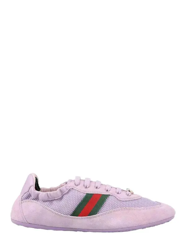 Gucci Web Stripe Shift Sneakers - Purple