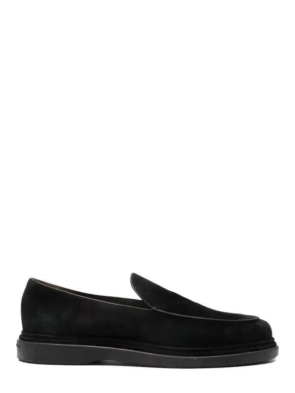 Fratelli Rossetti Suede Loafers - Black