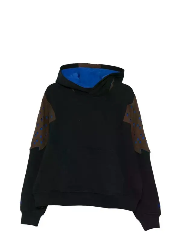 FOX RACING LABS Perforated Panel Fleece Hoodie - Blue