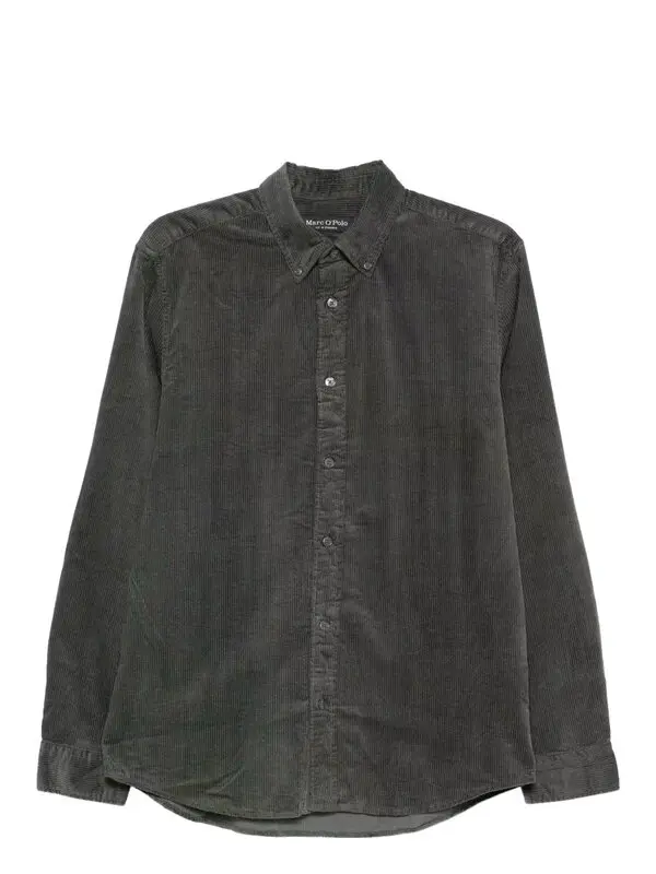 Marc O'polo Corduroy Button Shirt - Grey