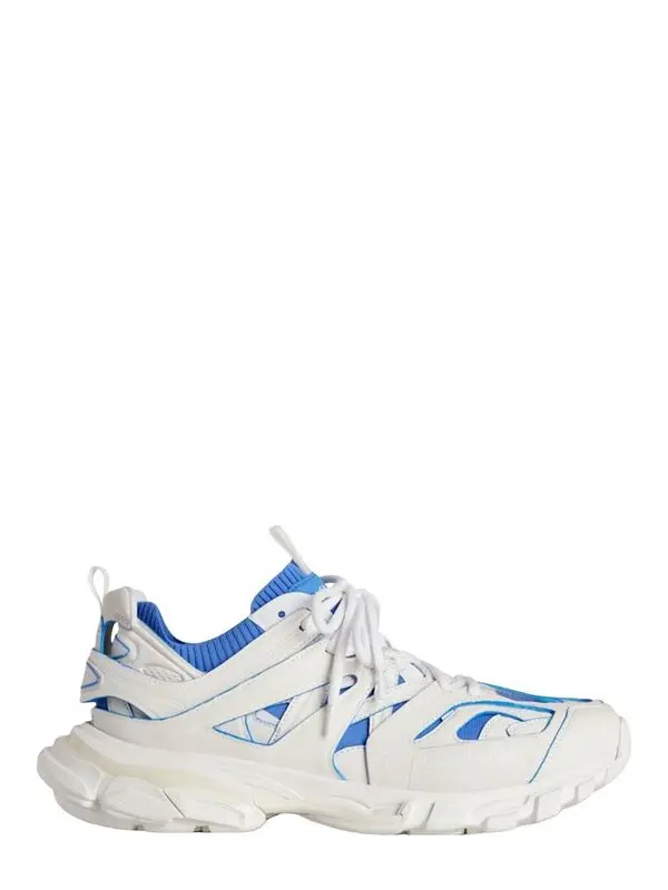 Balenciaga Track Sock Sneakers - White/blue