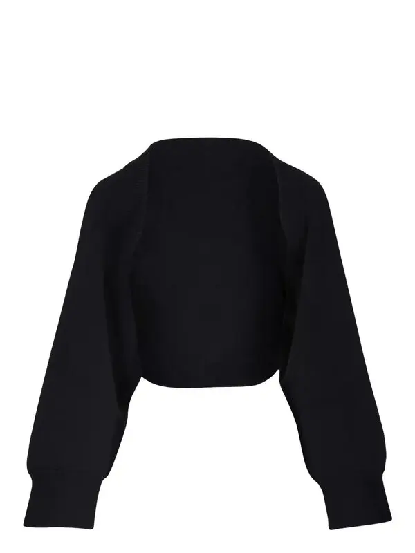 Brunello Cucinelli Cropped Shrug Jacket - Black