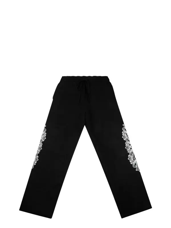 Chrome Hearts Floral Cross Logo Track Pants - Black