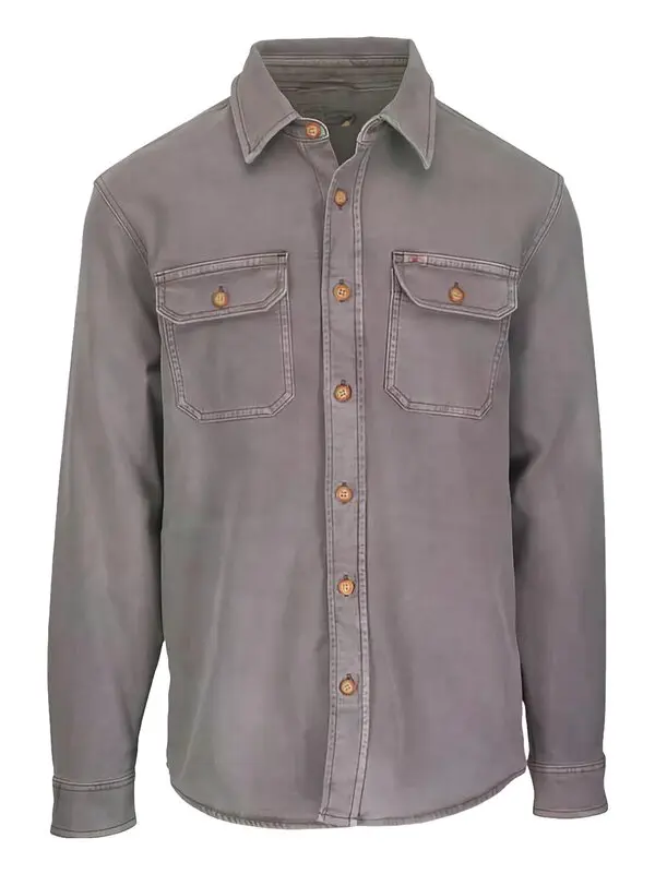 Faherty Brand Flap-pockets Shirt Jacket - Green