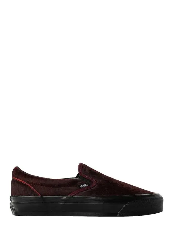 VANS Classic Slip-on 98 Lx Pony Hairin - Burgundy/black