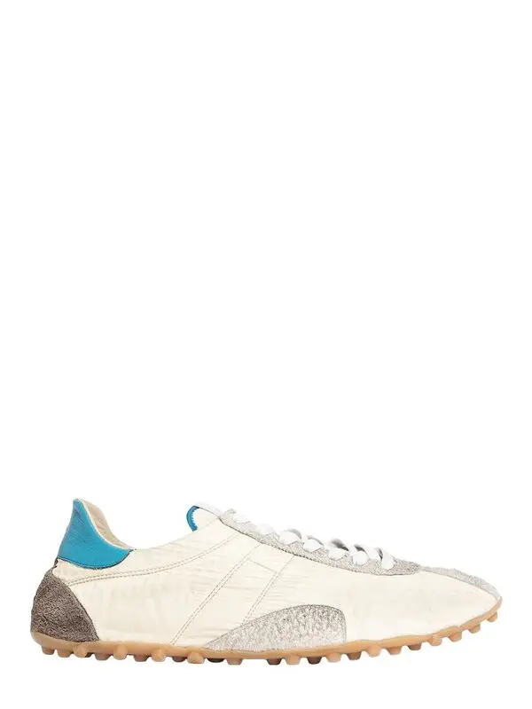 MAISON MARGIELA Sprinters Low Top Sneakers - Lemon/white/grey