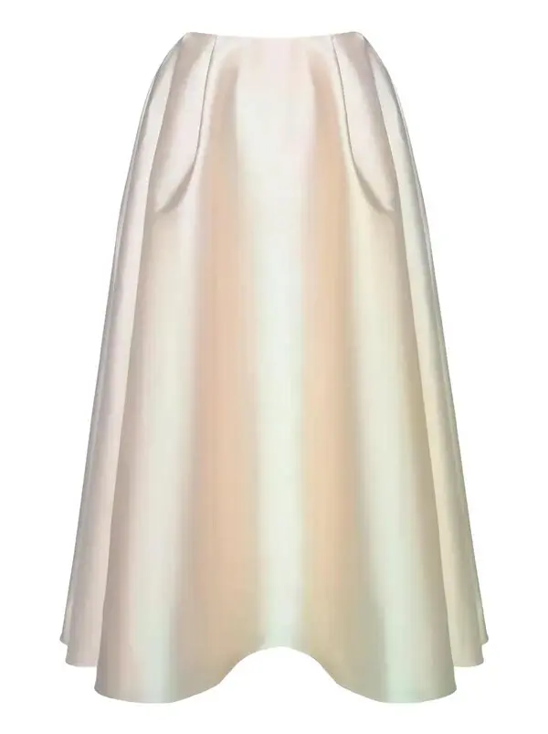 ANOUKI A-line Midi Skirt - Neutrals