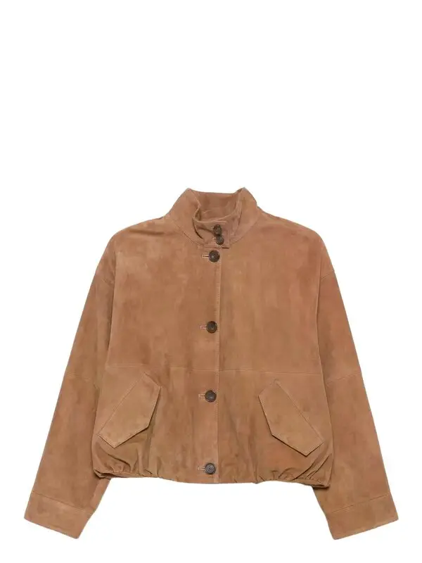 Simkhai Suede Jacket - Brown