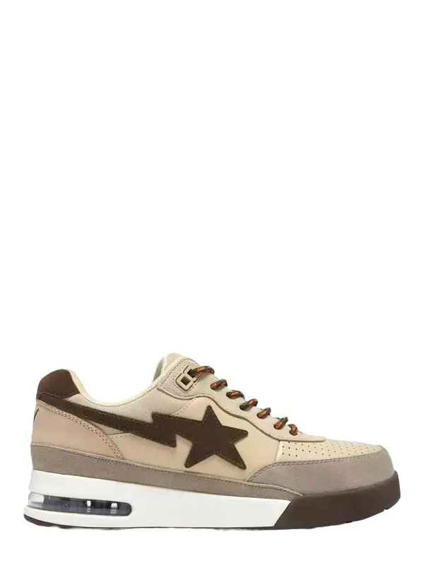 A BATHING APE Road Sta 1 Star-detail Low-top Sneakers - Neutrals
