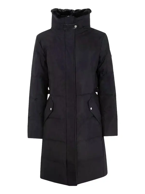 Ralph Lauren Faux-fur Collar Coat - Black