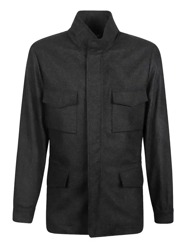Boglioli Flap-pocket Jacket - Grey