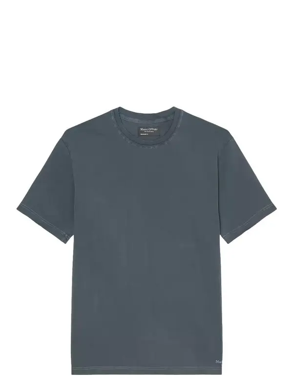 Marc O'polo Washed Crew-neck T-shirt - Blue