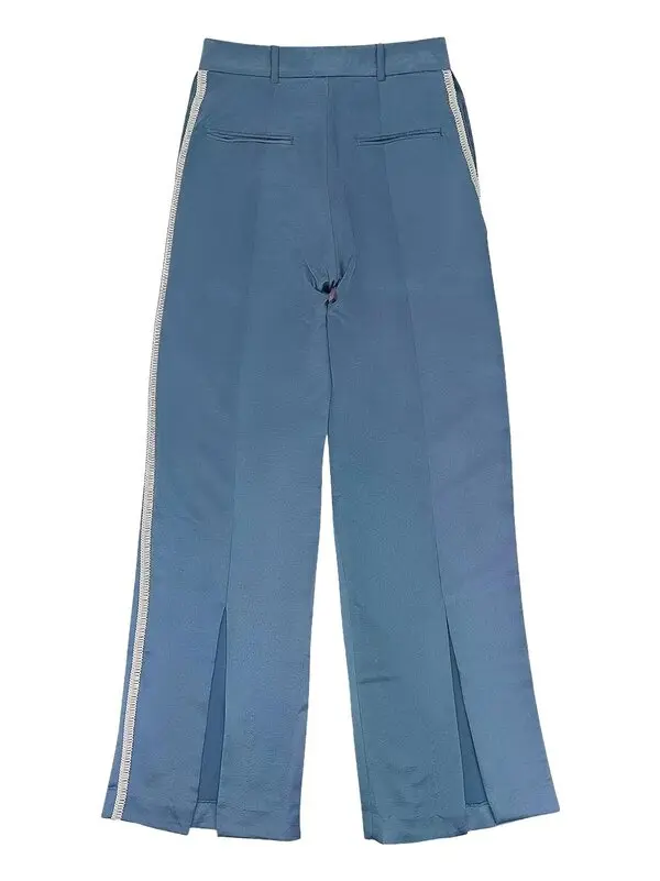 Rhude Stadium Contrasting-trim Trousers - Blue