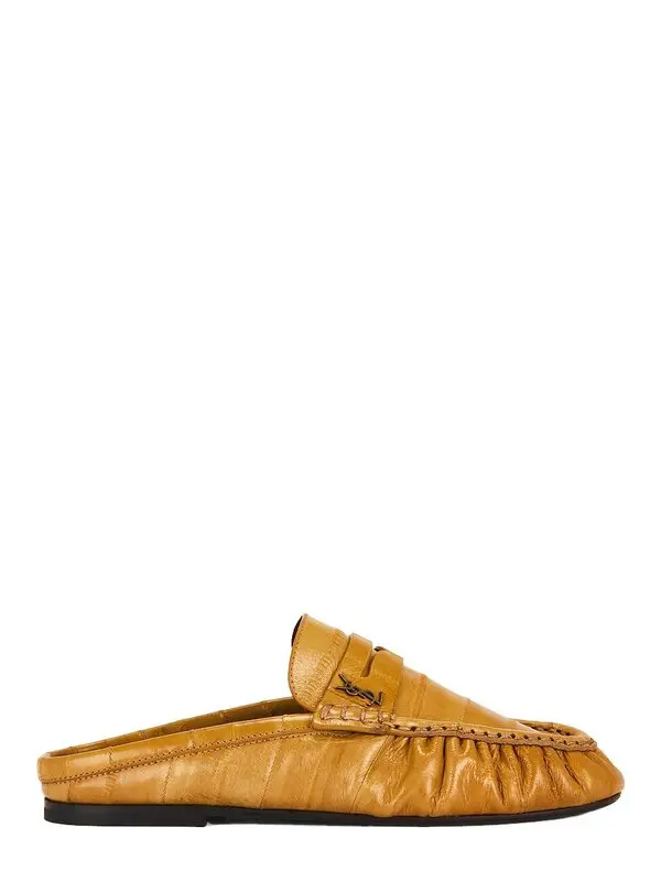 Saint Laurent Le Loafer Mule - Softly Beige