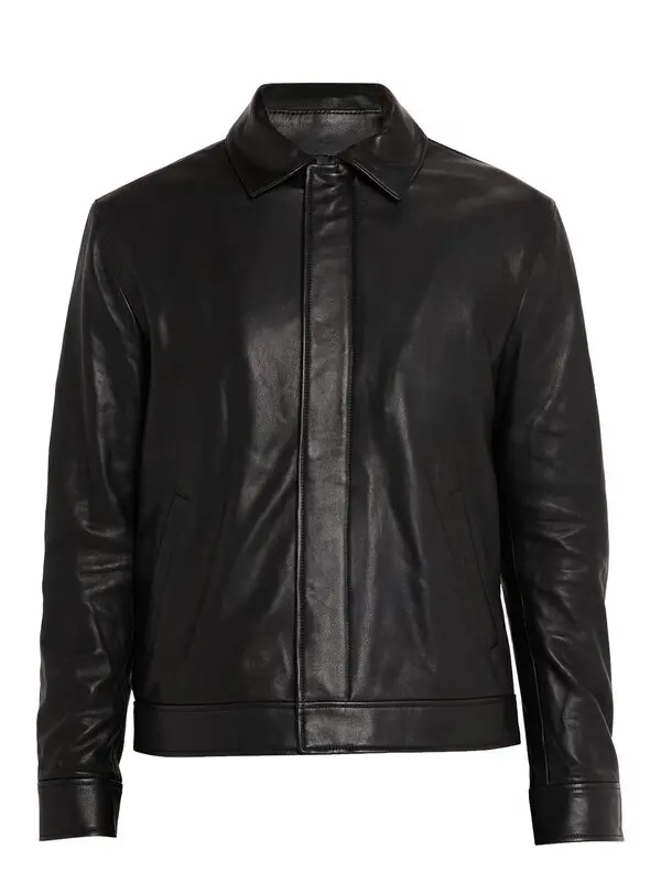 Simkhai Landon Leather Jacket - Black