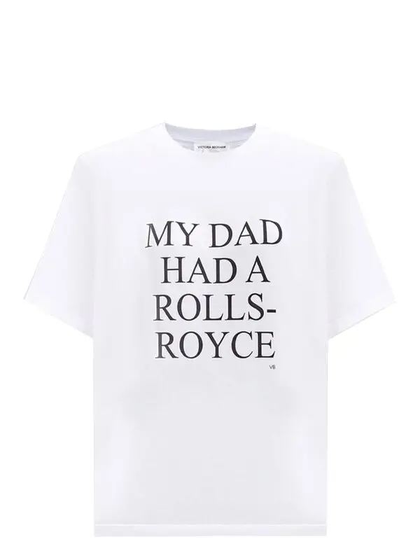 Victoria Beckham Printed T-shirt - White