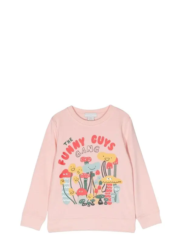 Stella McCartney Funny Guys Crewneck Sweatshirt - Pink
