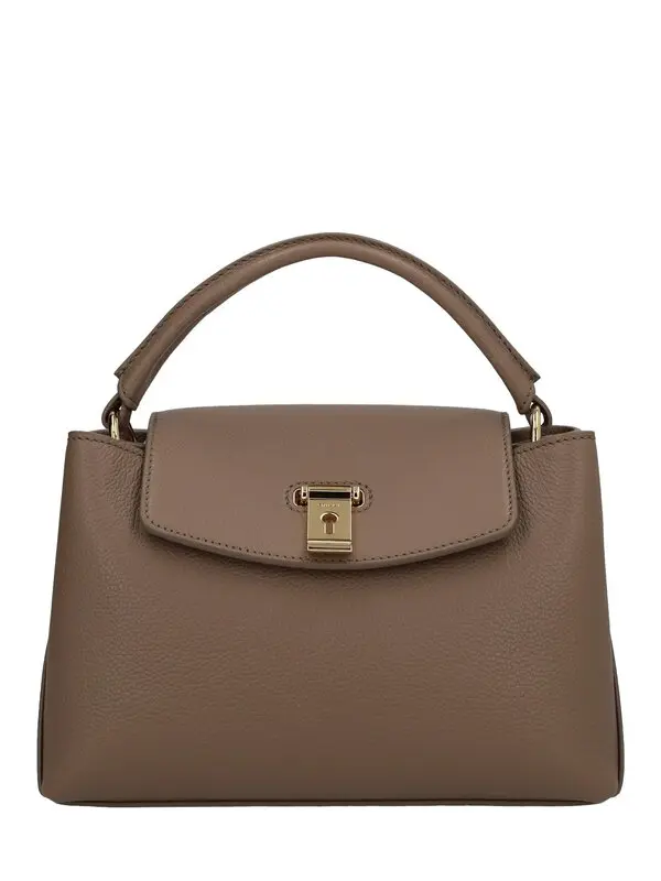 Bally Small Lock Me Bag - Beige