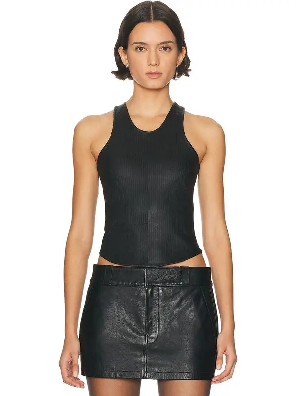 Alexander Wang Racer Back Tank Top - Black