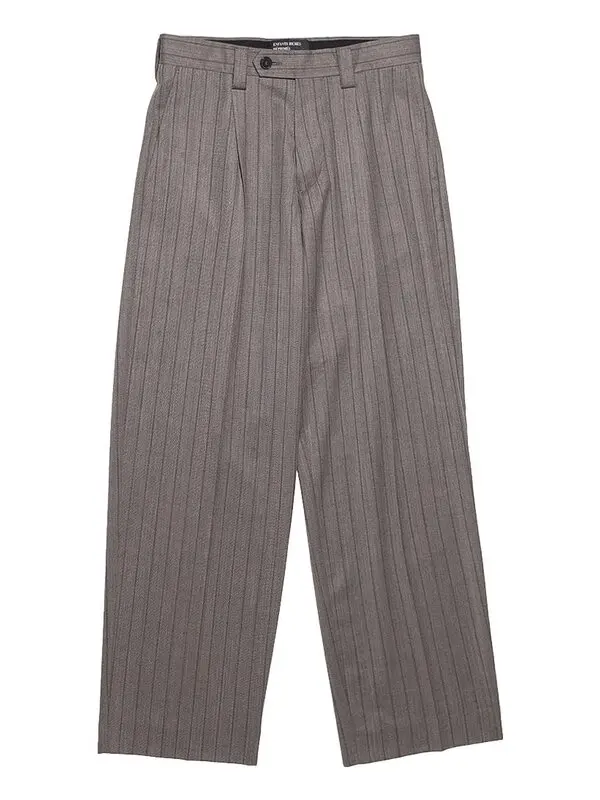 Enfants Riches Déprimés Pinstripe Carrot Leg Trousers - Grey