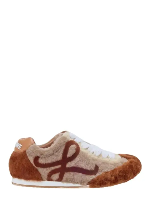 Loewe Ballet Runner 2.0 Shearling Sneakers - Beige