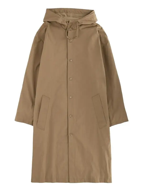 A.p.c. Hooded Trench Coat - Brown
