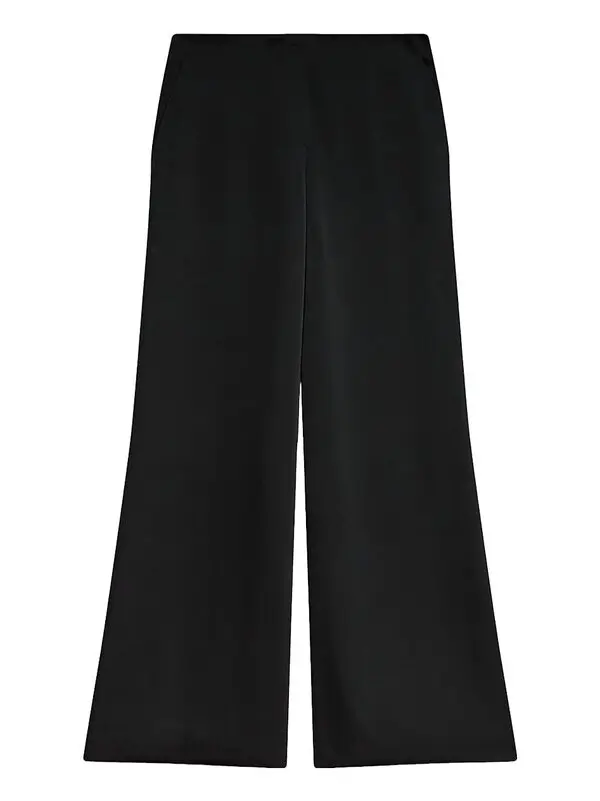 Theory Fluid Wide-leg Pants - Black