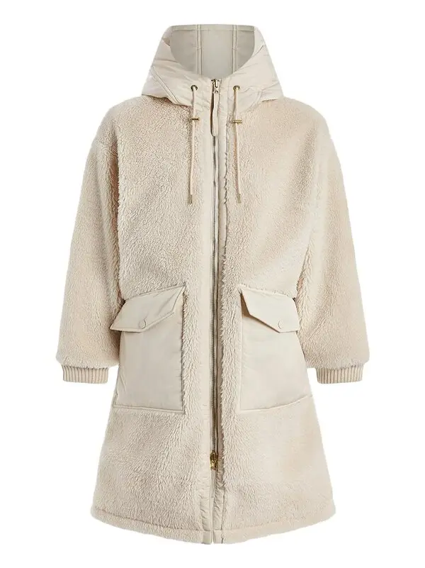 Varley Cyrus Reversible Longline Coat - Sandshell
