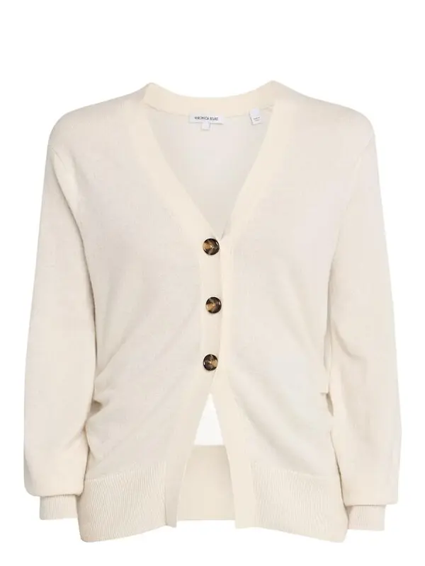 Veronica Beard Lamotte Cashmere Cardigan - Ivory