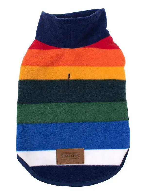 Pendleton Striped Fleece Dog Vest - Crater Lake