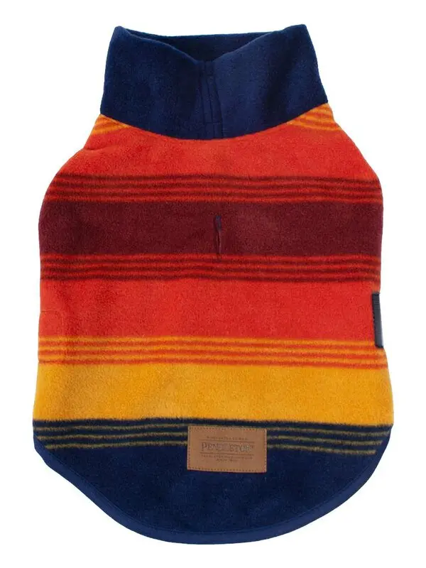 Pendleton Striped Fleece Dog Vest - Grand Canyon