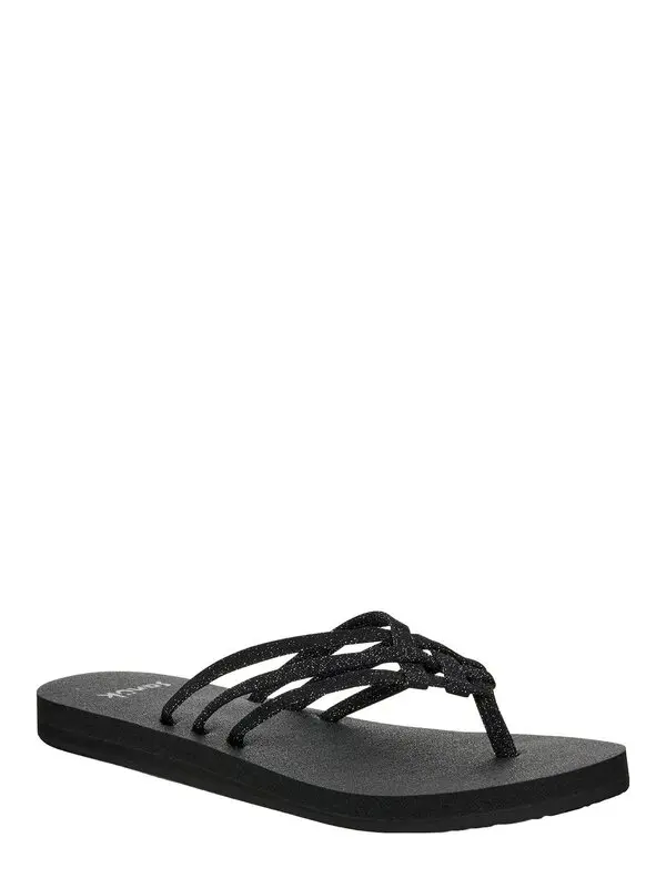 Sanuk Yoga Sandy Ii Flip Flop - Black