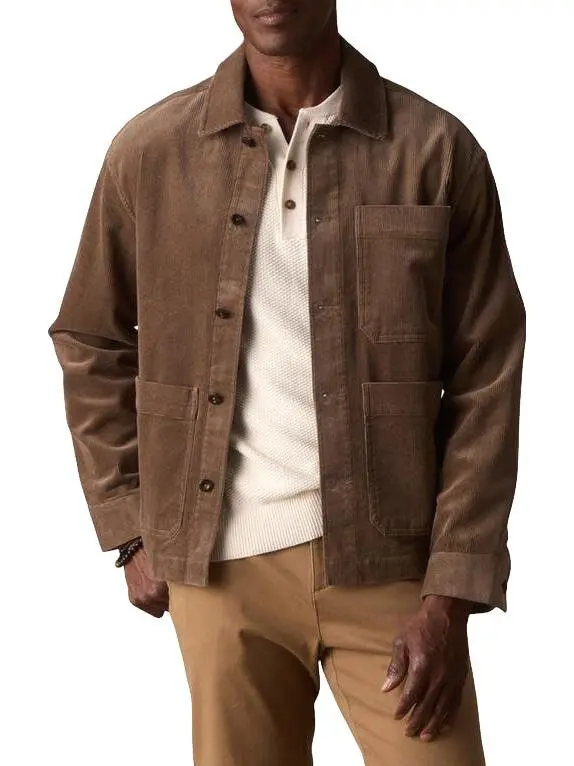 THE NORMAL BRAND Corduroy Chore Coat - Taupe