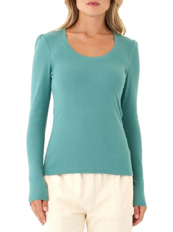 THREADS 4 THOUGHT Nimia Feather Rib Top - Spearmint