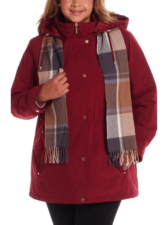 Gallery Water-resistant Insulated Stadium Jacket - Merlot