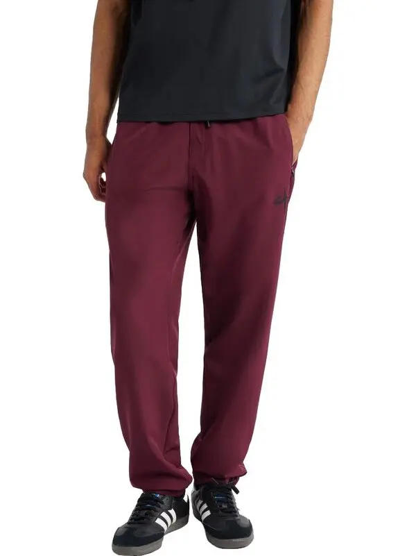 SANTO STUDIO Tempo Rose Tech Pants - Merlot