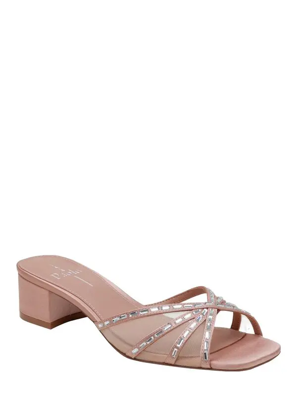 Linea Paolo Ivona Embellished Slide Sandal - Blush
