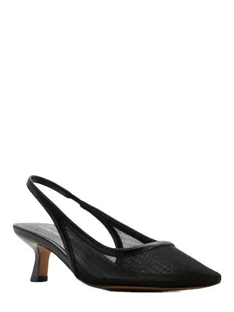 CALL IT SPRING BY ALDO Dariahh Mesh Kitten Heel Pump - Open Black
