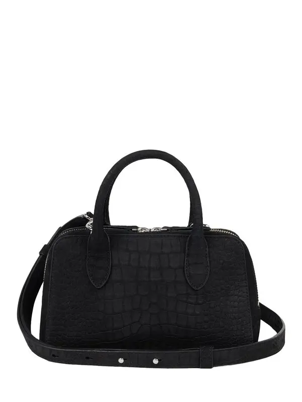 WE-AR4 The Ivy 22 Leather Satchel - Black