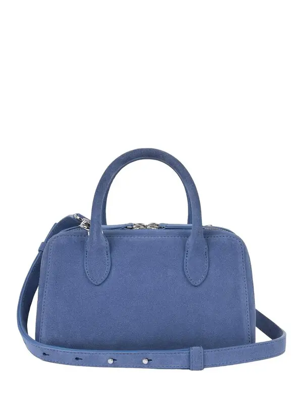WE-AR4 The Ivy 22 Leather Satchel - Denim Blue